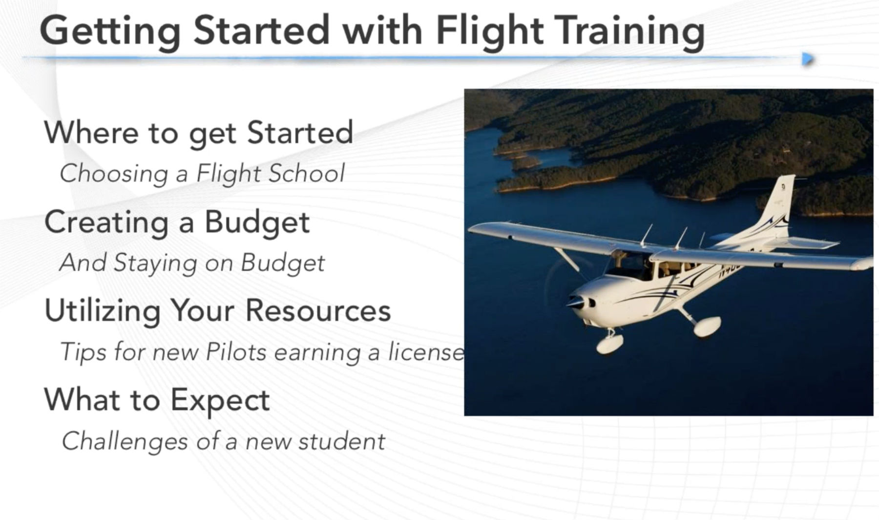 Webinar video: how to create a successful flight training plan : Flight ...