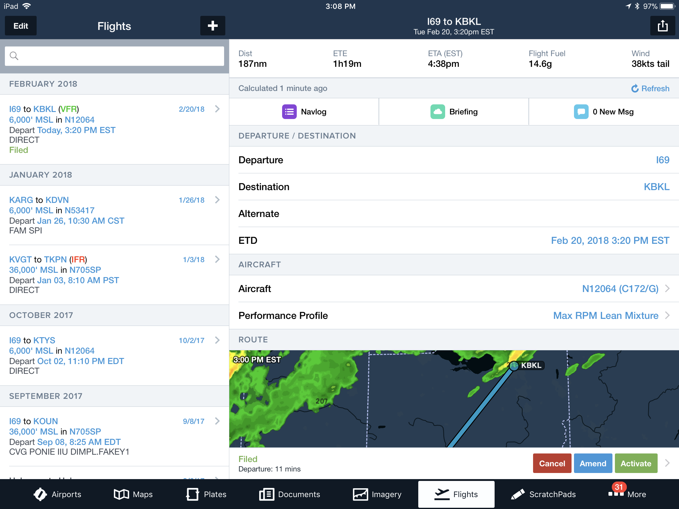 Use your iPhone or iPad to file, open and close VFR Flight Plans ...