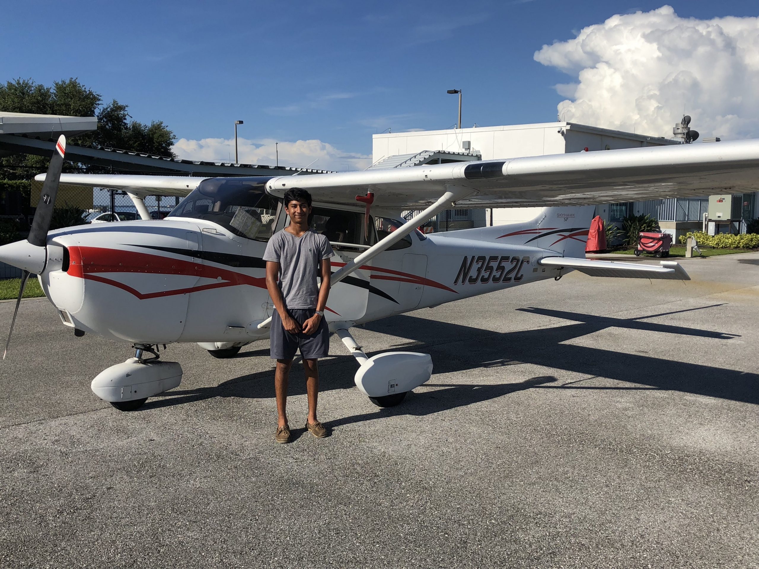 Friday photo: first solo Vedu Ruia : Flight Training Central