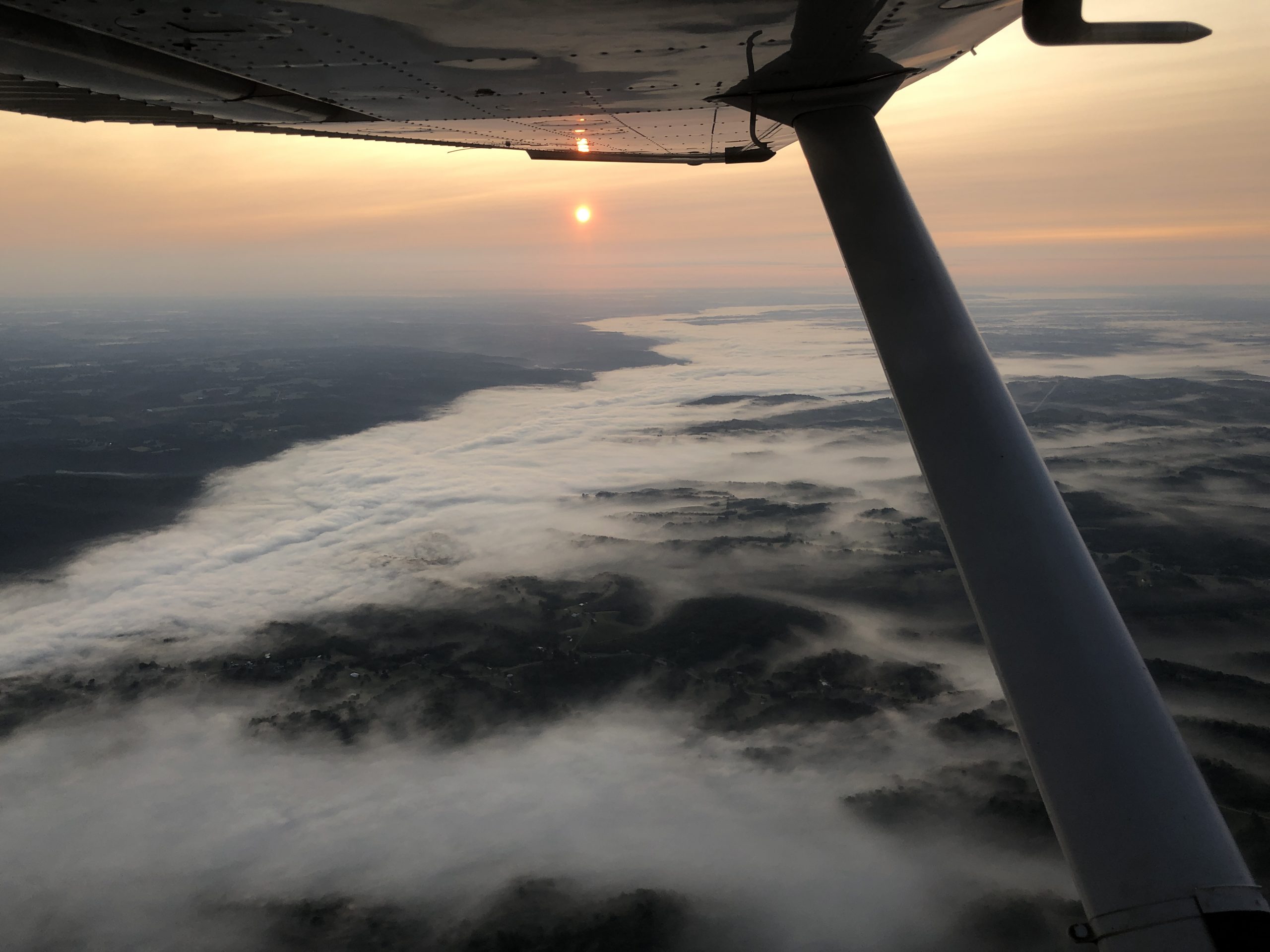 Friday photo: valley fog : Flight Training Central