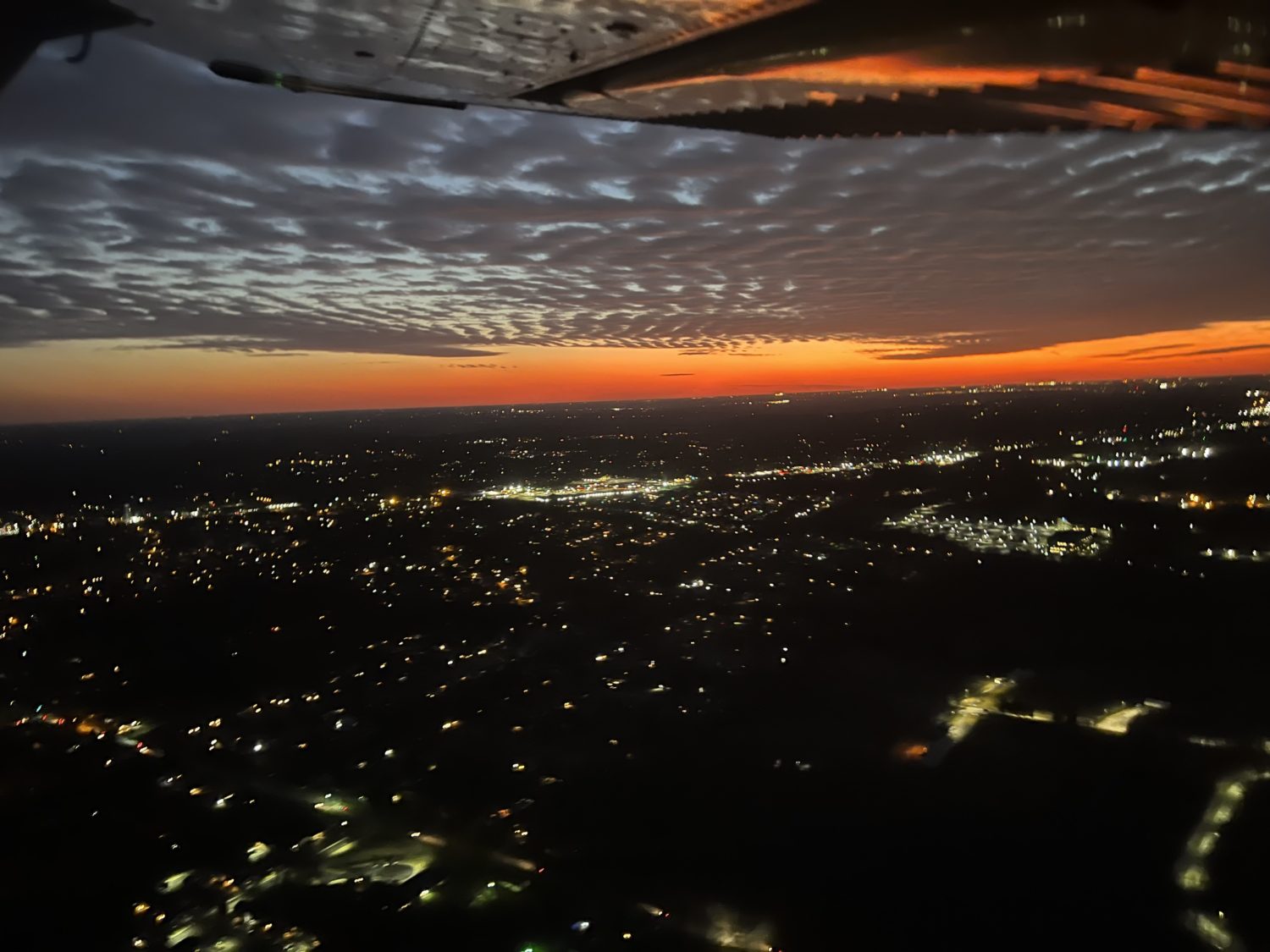 Friday Photo: sunset flight : Flight Training Central