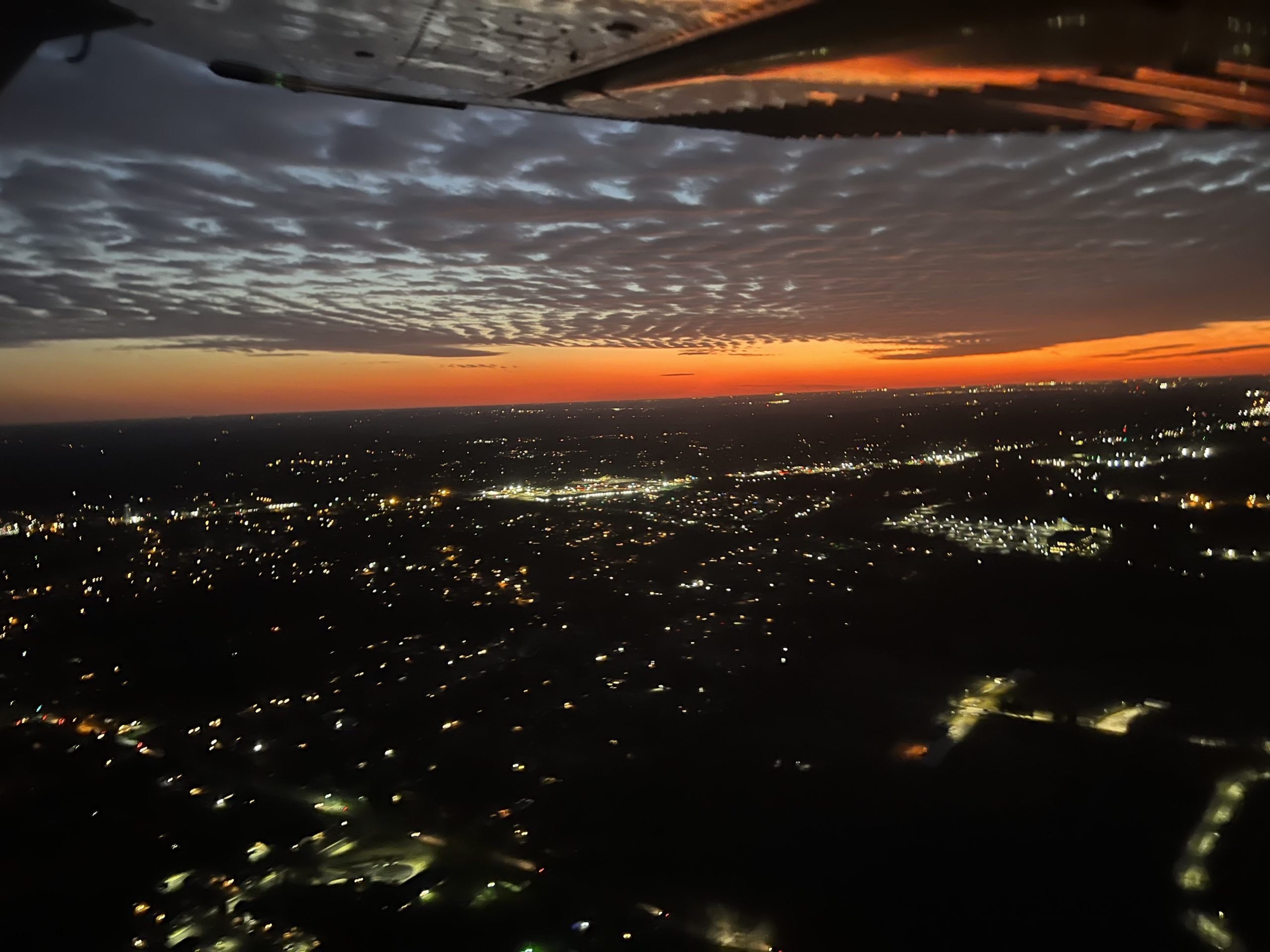Friday Photo: sunset flight : Flight Training Central