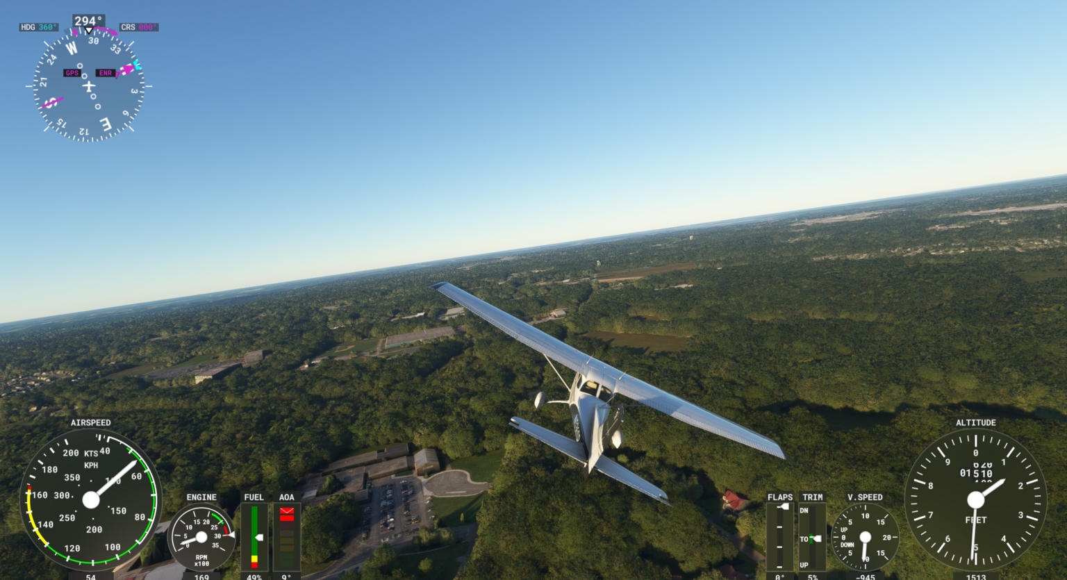 Abnormal maneuvers for a student pilot to practice in a simulator ...